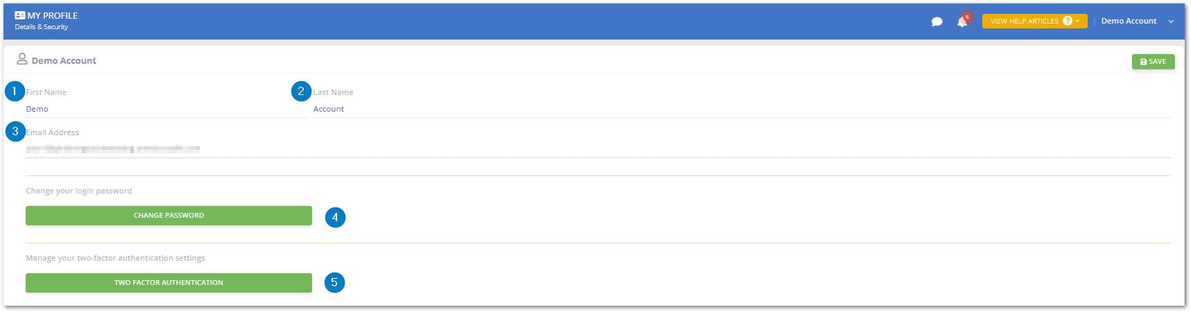How to access and use the 'My Profile' settings – Knowledge Base