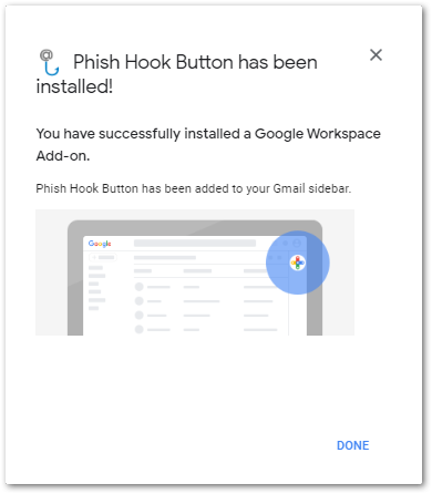 How To Install the Google Phish Hook Button – Knowledge Base