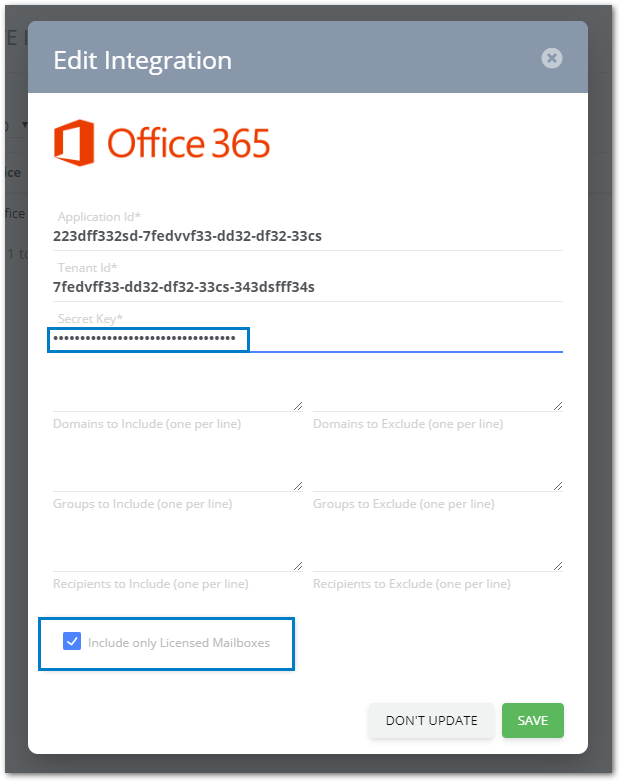 Configure Synchronisation and Delivery Using Microsoft 365 (formerly Office 365) / Azure Active ...