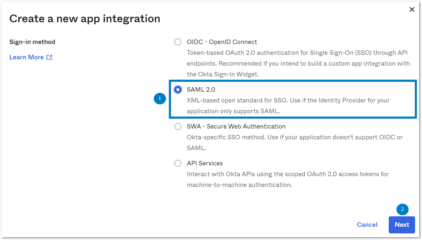 How to configure SAML 2.0 for OKTA – Knowledge Base