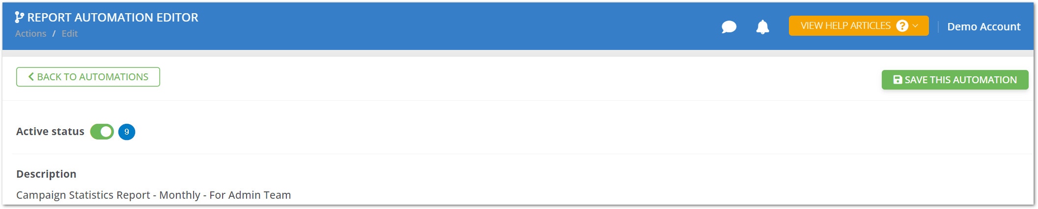 Report Automation – Knowledge Base